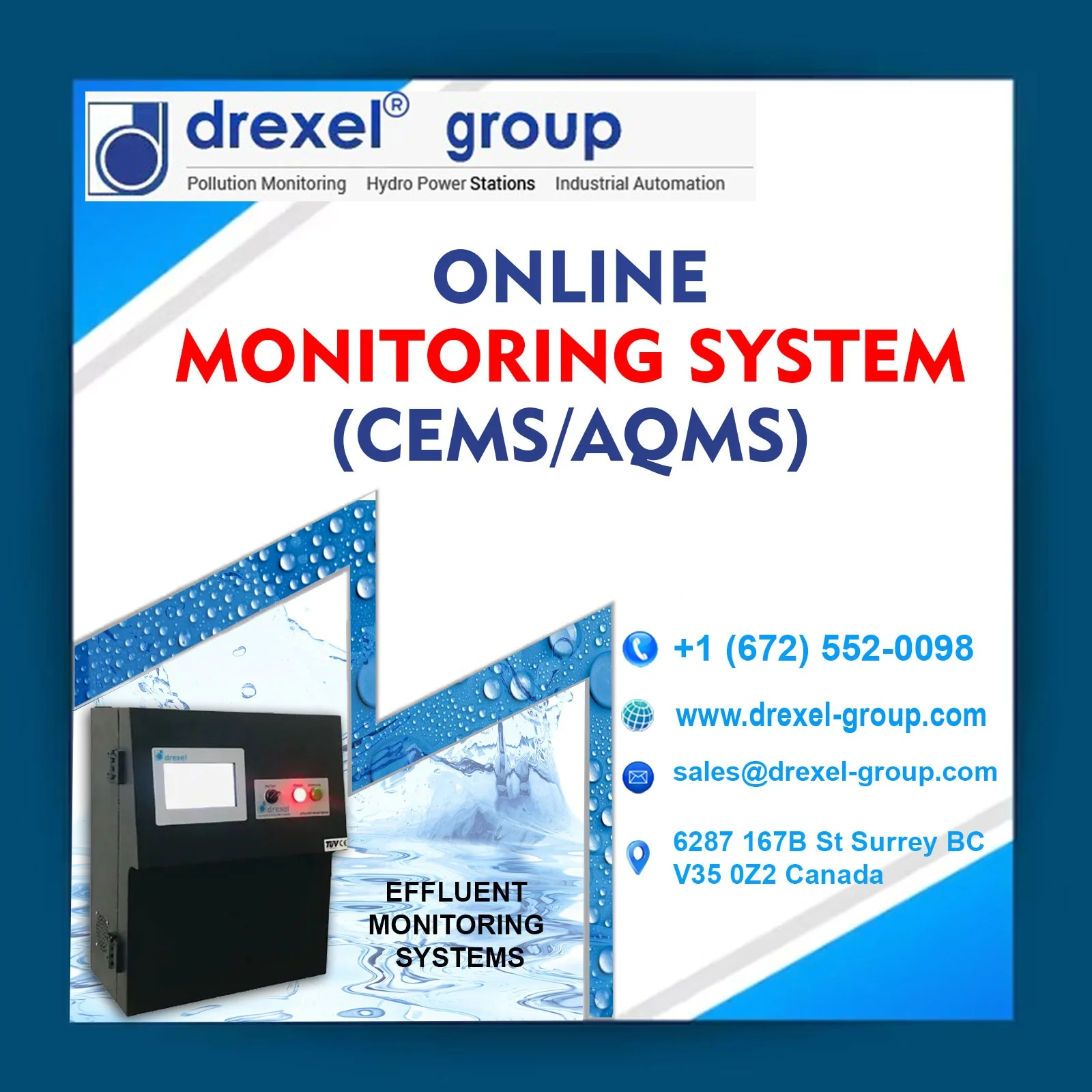 Real-time Drinking Water Monitoring System Analyzer by Drexel